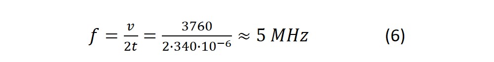 Why is the resonance frequency of a QCM sensor 5MHz?