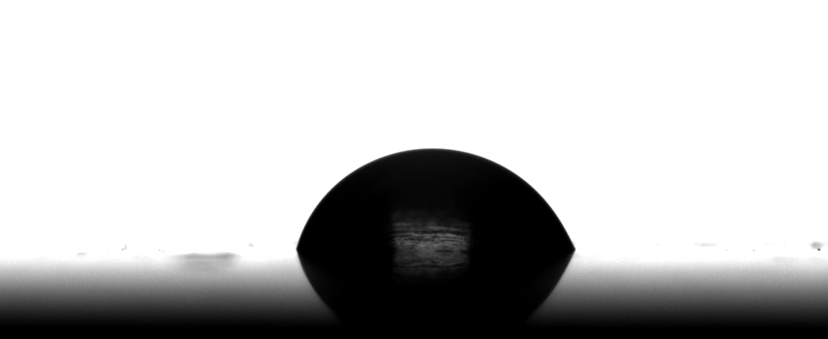 What is a sessile drop method?